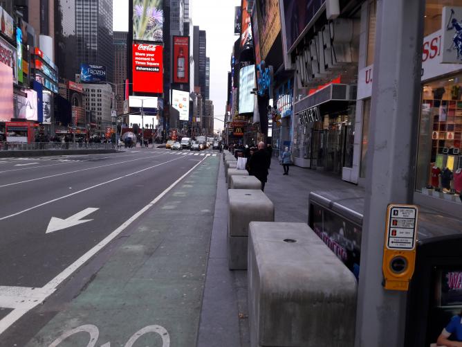NYPD Security Theater: Out of the Times Square Bike Lane and Onto the ...