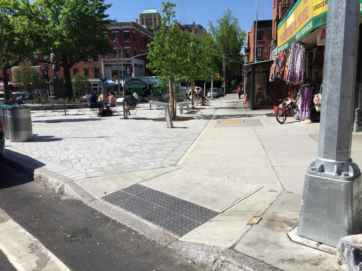 Eyes on the Street: Fort Greene's Fowler Square Plaza Is Back and ...
