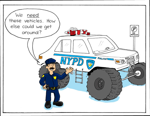 Around and a Roundy: The NYPD's SUV Obsession - Streetsblog New York City
