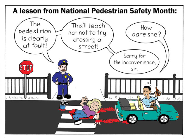 A Round and a Roundy: Federal 'Pedestrian Safety Month' is a Joke ...