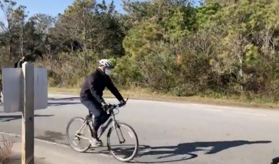 STOP THE PRESSES: Joe Biden, In Latest Break with Trump, Rode a Bike ...