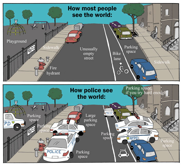 A Round and a Roundy: Parking? Lots — If You're a Cop - Streetsblog New ...