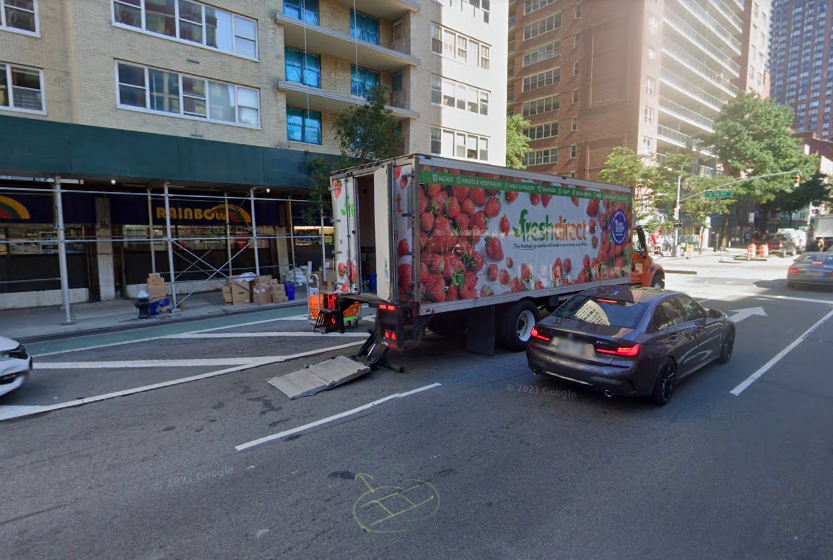 Delivery Worker Killed in Crash with Apparently Illegally Parked Truck ...