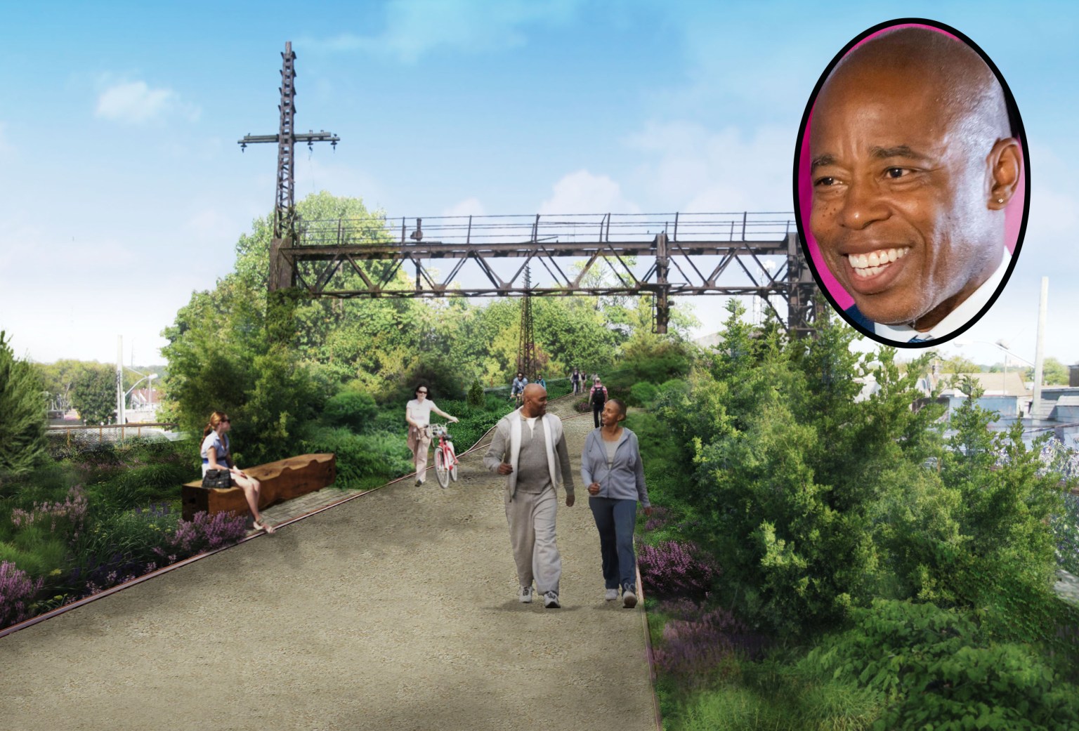 Mayor Launches First Phase of QueensWay Linear Park — But What About ...