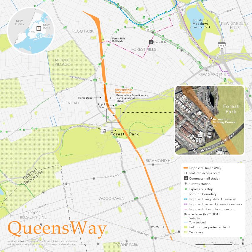 Mayor Launches First Phase of QueensWay Linear Park — But What About ...