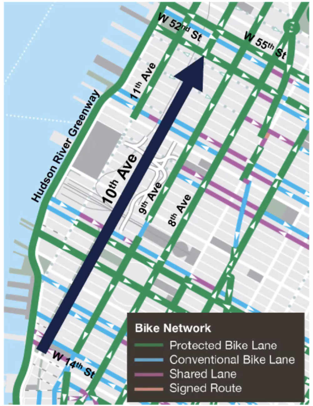 DOT Unveils Long-Awaited 10th Ave. Bike Lane; Locals Say Plan Doesn't ...