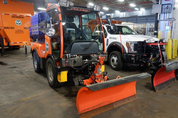 SNOW PROBLEM? Sanitation Has Bigger Fleet of Bike Lane Plows, But Same ...