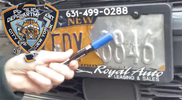 Are Police Disciplining Cops Who Deface their Plates? Who Knows ...