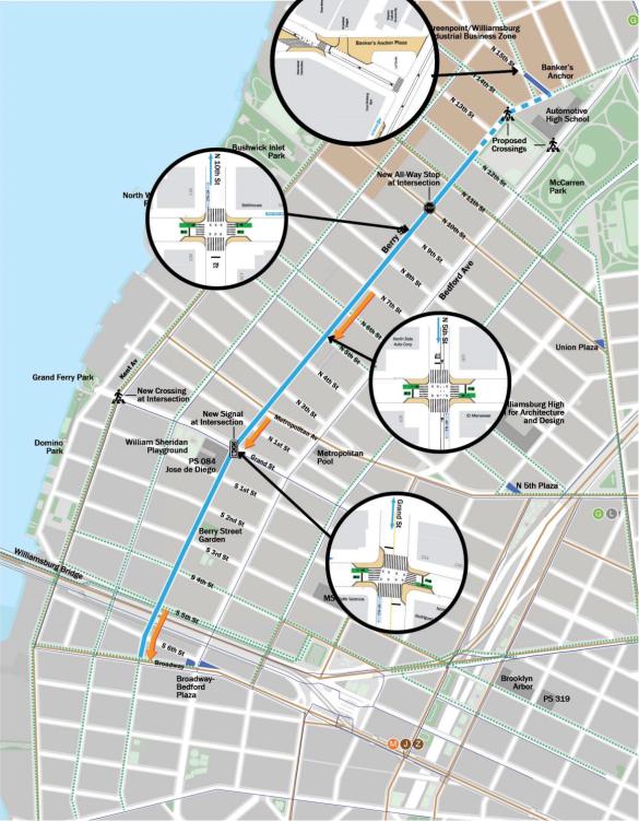 EYES ON THE STREET: Berry Street Bike Boulevard Is a Model for Low ...