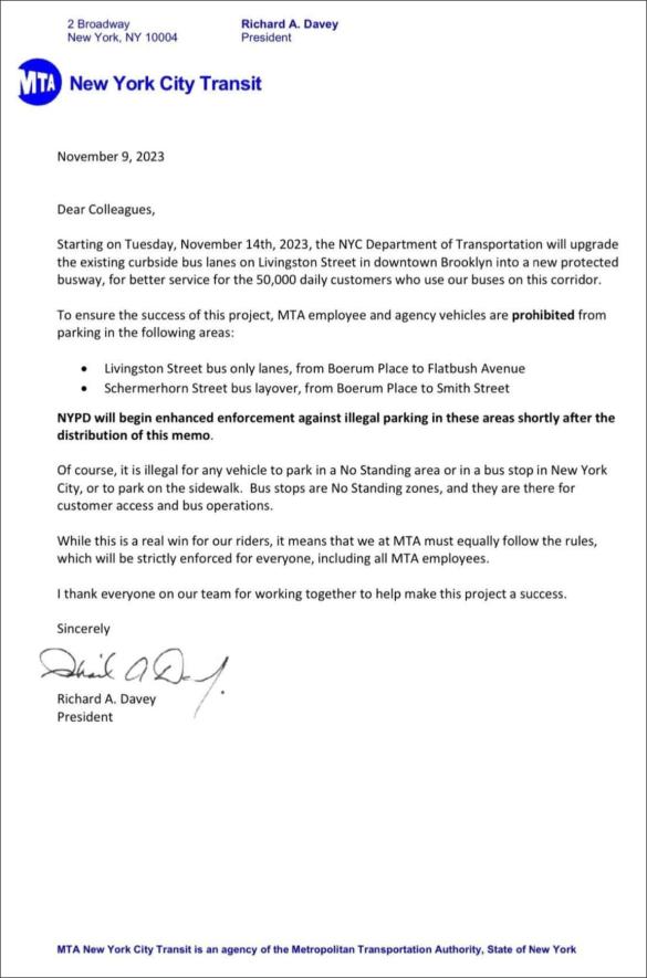 Livingston Street 'Protected' Busway Launches Tuesday Outside Transit ...