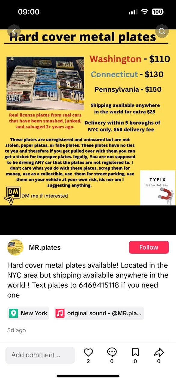 Hey, Check Out the Cool (And Fake!) Plates You Can Order With A Few ...