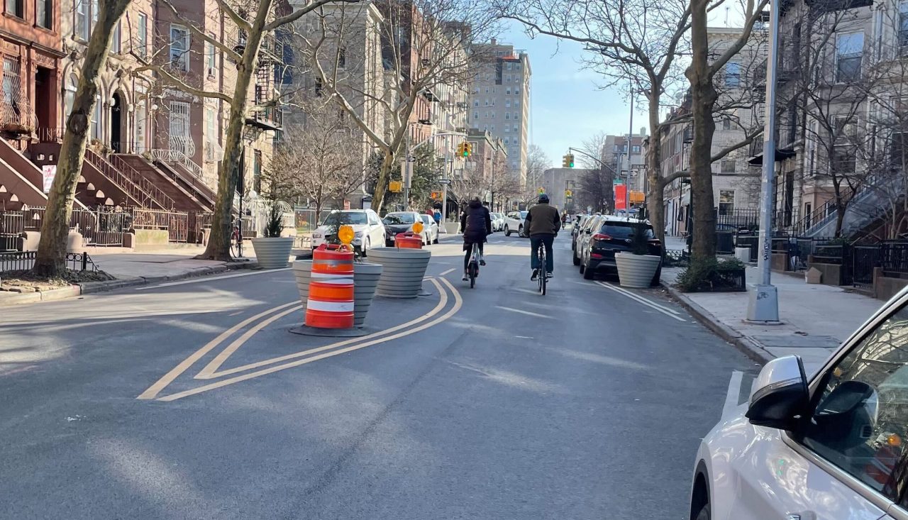 Frustrated Residents Finish Mayor Adams's Stalled Underhill Ave. Bike ...