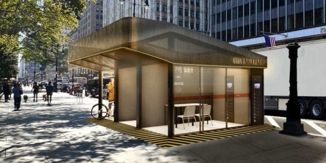 SEE IT! Long-Awaited City Hall Delivery Worker Hub Unveiled ...