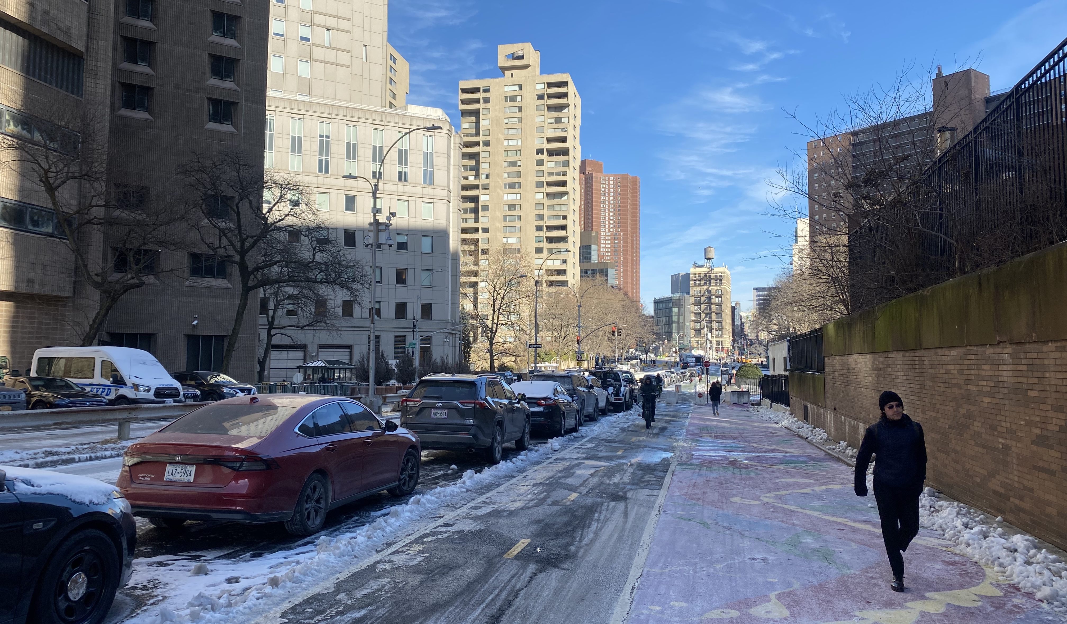 Adams Keeps Park Row Car Free, Will Cut Cop Parking - Streetsblog New ...