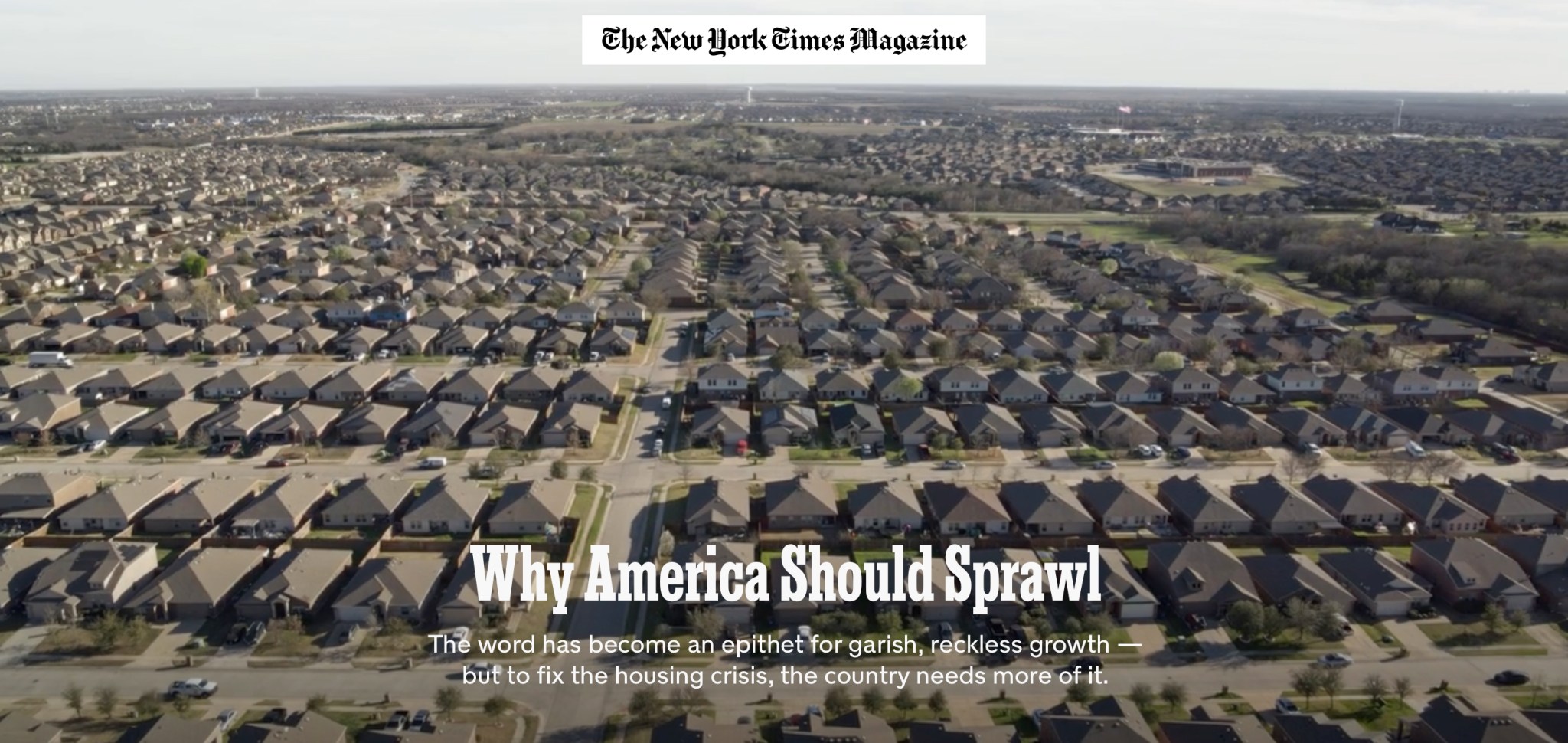 Friday's Headlines: The Times Loves Sprawl Edition - Streetsblog New ...