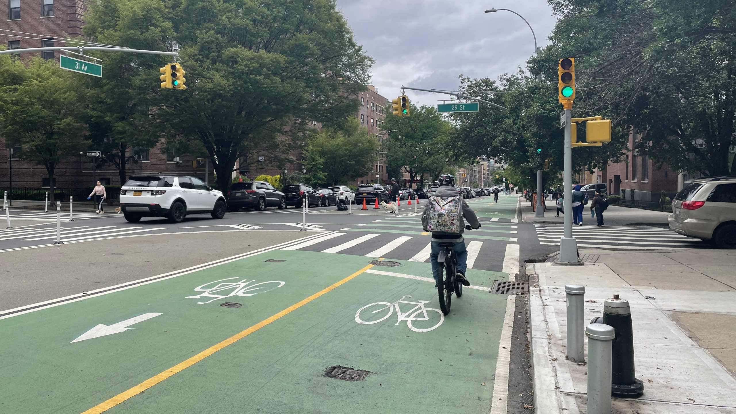 Eyes on the Street: Astoria's Big Beautiful 31st Avenue Bike Boulevard - Streetsblog New York City